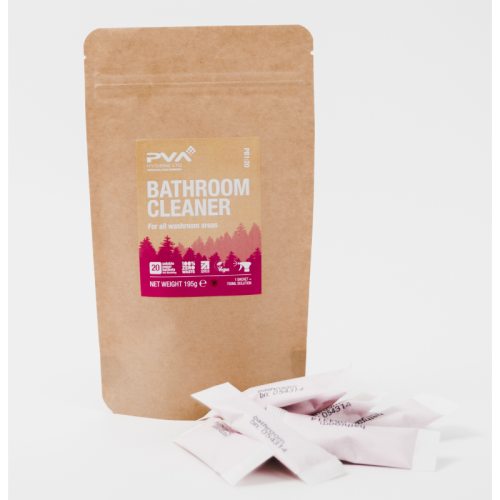 Eco Bathroom Cleaner Paper Soluble Sachet 750ml (Pack of 20) | Duckworth