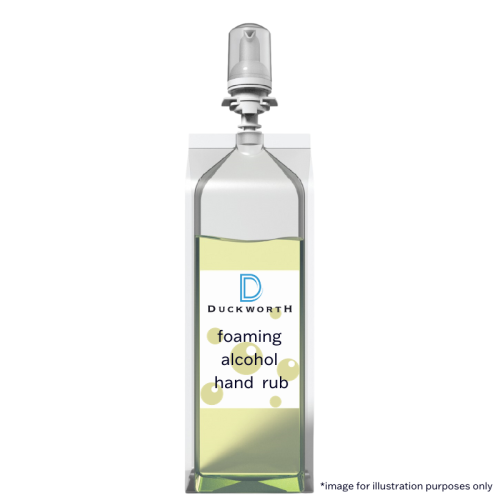 Duckworth Easy Foaming Alcohol Hand Rub 1L (Pack of 6) | Duckworth