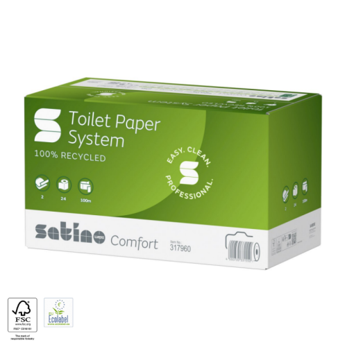 Satino Comfort 2Ply Toilet Paper | Duckworth