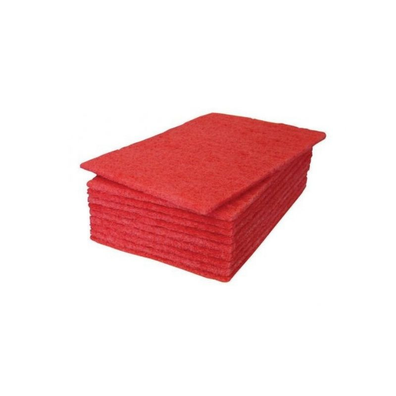 Red Scouring Pad - Pack of 10