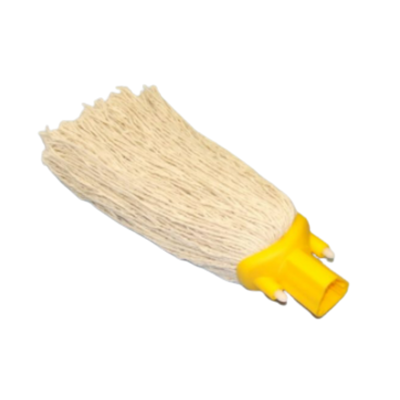 Yellow Size 14 Twine Delta Socket Mop Head| Duckworth