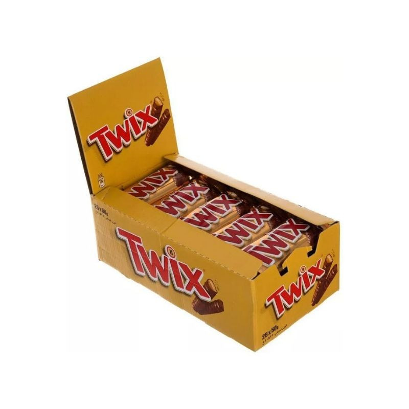 Twin Twix 25g - Pack of 25